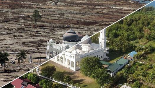 Sumatra (Indonésia) antes e depois do tsunami de 2004 (fotos ...