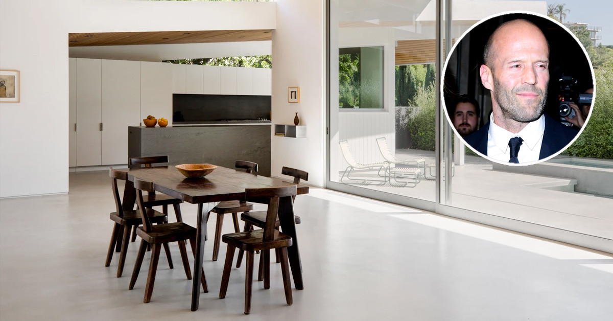 Luminosa e simples: assim é a casa que o ator Jason Statham acabou de ...