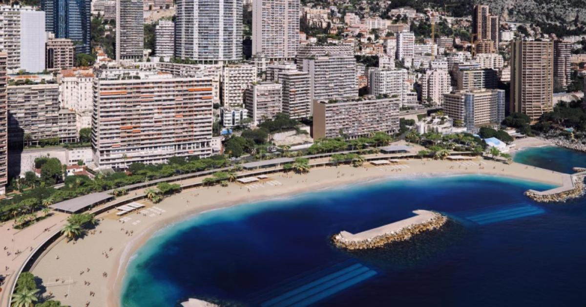 Praia de Larvotto no Mónaco renovada por Renzo Piano — idealista/news