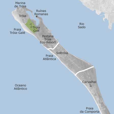 Map of Carvalhal, Setúbal: homes for sale — idealista