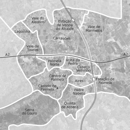 Mapa de Palmela, Setúbal: prédios à venda — idealista